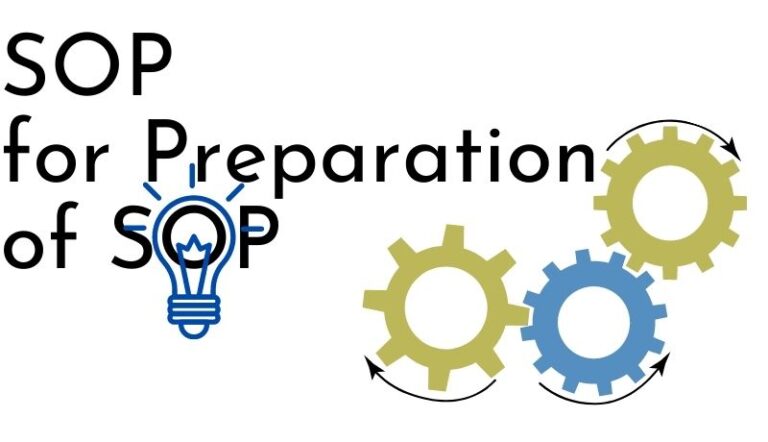 SOP for Preparation of SOP - pharmaguideline